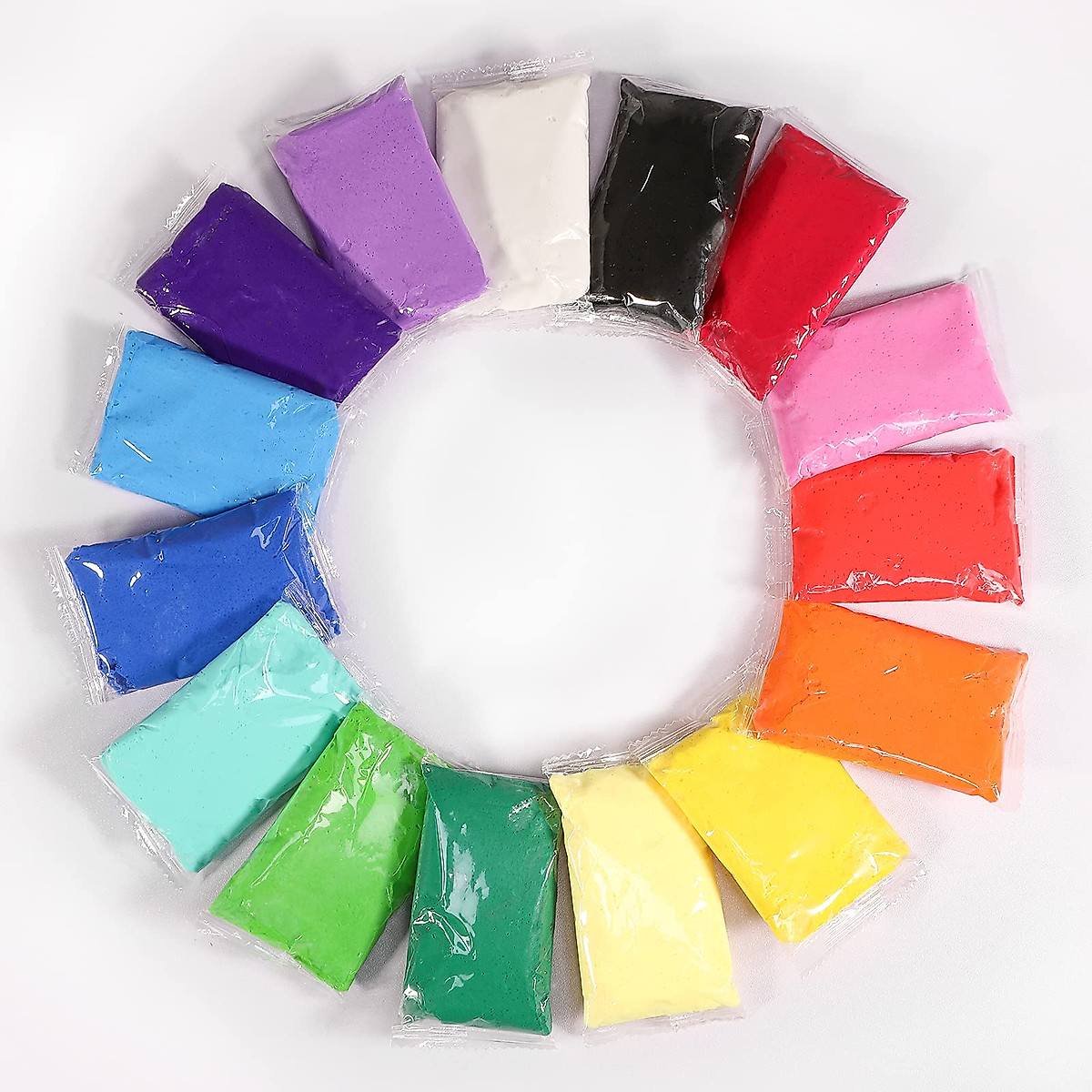 Air Dry Clay, 36 Colors Modeling Clay Kit with 3 Sculpting Tools, Magic Foam Clay for Kids and Adults, DIY Molding Clay Gift for Boys and Girls