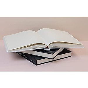 Set of 3 Decorative Books for Home Decor - XL Coffee Table Decoration Books - Best Display Books - Book Decorations - Modern Hardcover Book Stack - Fashion Designer Book Set - New York/Black/White