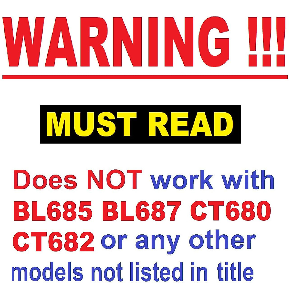 Replacement 64oz (8 Cup) Food Processor Bowl Only for Ninja Ninja BL680 BL680A BL681A BL682 BN801 BN805 BL910 Auto-iQ Duo Blender, Read