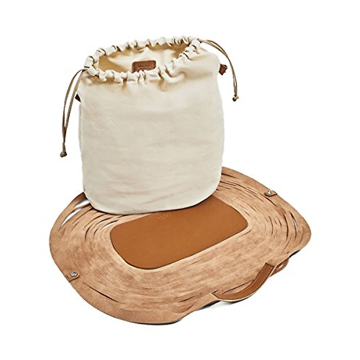 Nautical Purse Beach Bag Tote Inspired By a Fishnet (Medium, Tan)