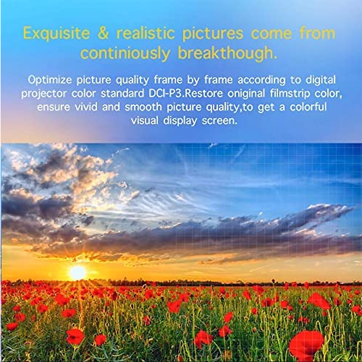 Home Mini Led Portable Smart Pocket Cinema Video Projector YG300 (MP20)