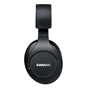 Shure SRH440A Over-Ear Wired Headphones for Monitoring & Recording, Professional Studio Grade, Enhanced Frequency Response, Work with All Audio Devices, Adjustable & Collapsible Design - 2022 Version