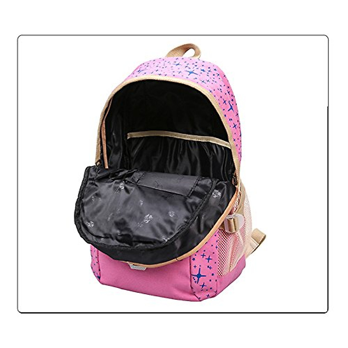 Yookeyo Girls School Bag 3Pcs for Elementary, Backpack/Shoulder Bag/Handbag