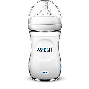 Philips AVENT Natural Baby Bottle, Clear, 4 Oz