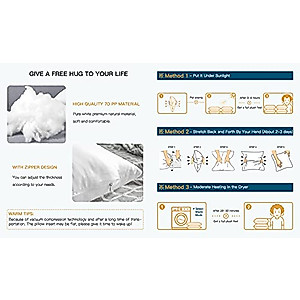 OTOSTAR Outdoor Throw Pillow Inserts - Pack of 1 Water Resistant Cushion Inner Pads for Patio Garden Coffee House Decorative Waterproof Pillow Inserts 16x16 Inch -White