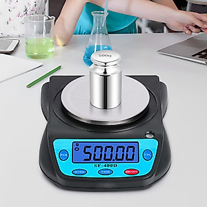 Bonvoisin500g Calibration Weight for Digital Scale, Class M1, Carbon Steel, Chrome Finish (500g)