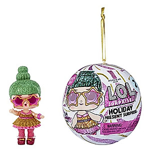 L.O.L. Surprise! Holiday Supreme Doll Tinsel with 8 Surprises Including Collectible Holiday Doll, Shoes, and Accessories | Great Gift for Kids Ages 4+