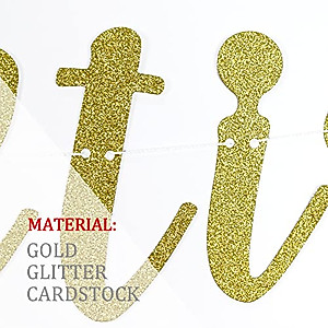 Husbands to Be Banner, Gay Wedding Shower, Engagement, Bachelor Party Sign Decorations Supplies, Mr & Mr, EnGAYged Bunting Garland, Pre-Strung, Gold Glitter