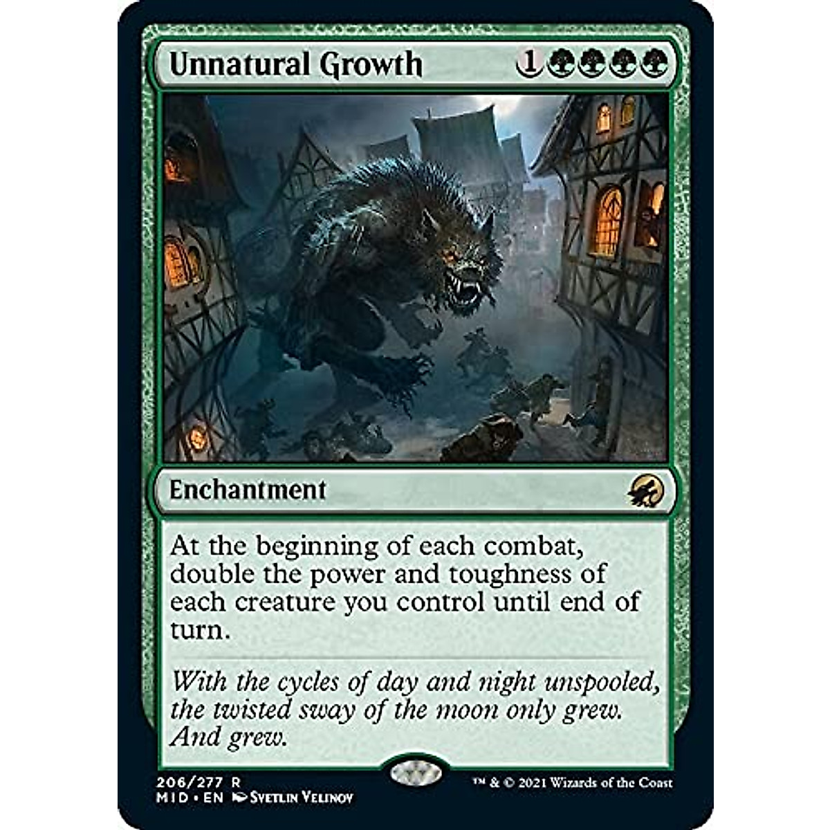 Magic: the Gathering - Unnatural Growth (206) - Innistrad: Midnight Hunt
