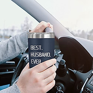 TEEZWONDER Gifts For Husband From Wife, Anniversary, Valentines Day, Christmas, Birthday Gifts For Men, Him, Romantic I Love You Husband Gift Ideas, Husband 20 Oz Stainless Steel Tumbler For Men