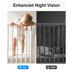 ANNKE Crater 2-2K WiFi Pan Tilt Smart Security Camera, Upgraded 3MP Baby/Pet Monitor, Indoor Camera 360-degree with Two-Way Audio, Human Motion Detection, Cloud & SD Card Storage, Works with Alexa