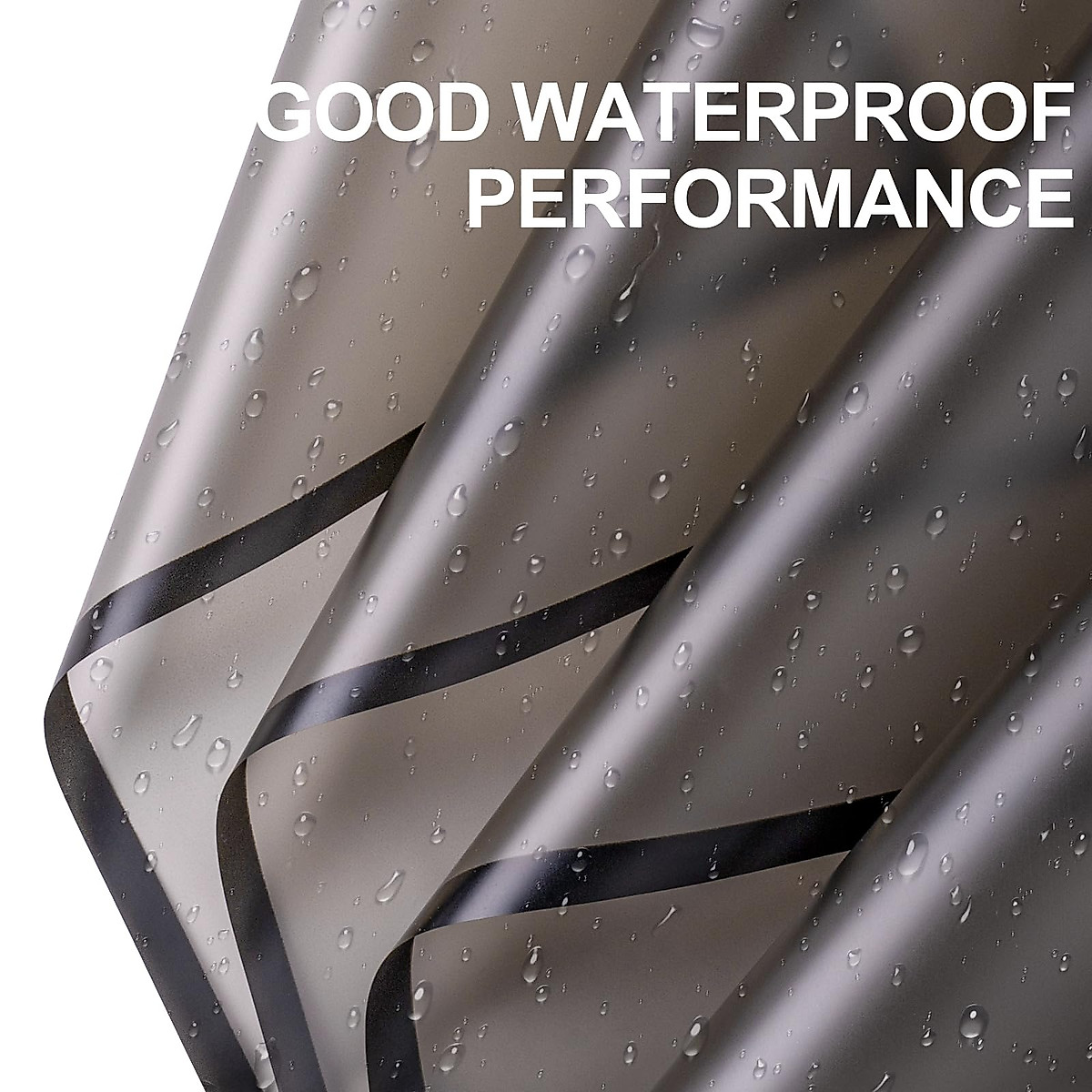 RUSPEPA 20 Sheets Flower Wrapping Paper - Black Edge Frosted Waterproof Floral Bouquet Wrapping Paper - Florist Supplies Packaging Paper for Birthday, Wedding and DIY Crafts - Black