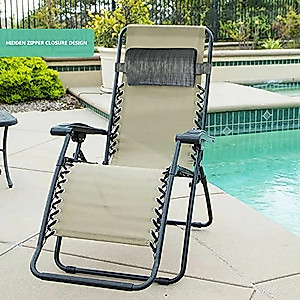 FEBUD Recliner Headrest Pillow Head Cushion, Soft Lounger Pillows, Removable Headrest Cushion, Outdoor Chaise Lounge Head Pillow, for Chairs Recliners Armchairs, 37X17cm