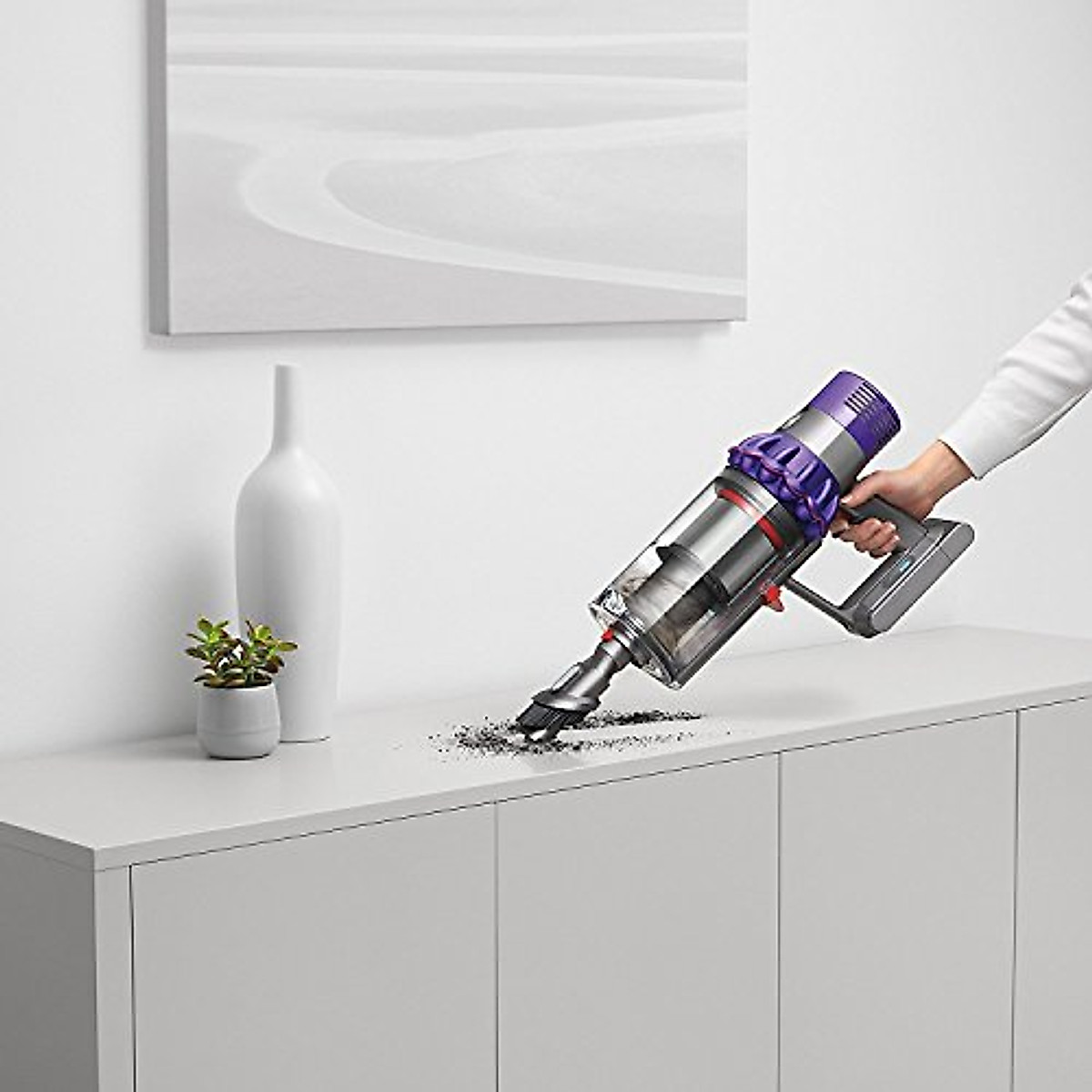 Dyson Cyclone V10 Animal Cordless Vacuum Cleaner + Manufacturer's Warranty + Quick Release Extension Hose + Stubborn Dirt Brush + Mattress Tool Bundle