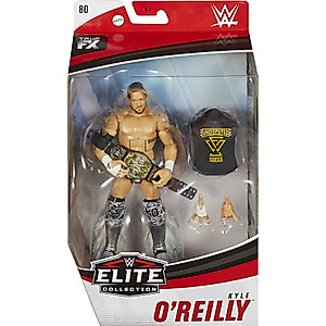 WWE MATTEL Kyle O' Reilly Elite Series #80 Deluxe Action Figure with Realistic Facial Detailing, Iconic Ring Gear & Accessories
