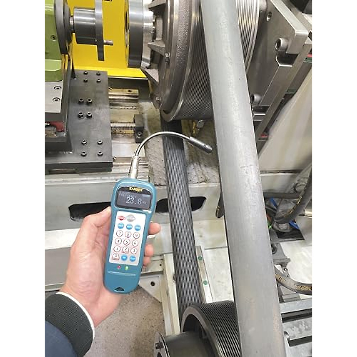 Sanker Sonic Belt Tension Meter SK-608 Suited for Multi-Ribbed V- and synchronous Belts Shorter Measurement time ≤ 0.2S Measuring Accuracy +/-1% Frequency Range 10-5000Hz U550 Same Function