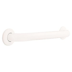 Delta Faucet D5618W Wall Mounted 18" x 1-1/2" ADA Concealed Screw Bath Safety Grab Bar in White