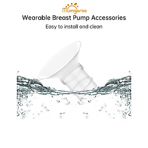 Mumgaroo Hands Free Breast Pump Accessories, 17MM Flange Insert for Mumgaroo Wearable Breast Pump, Also Compatible with MomMed S18/S21, NICEGREEN Life S21, MISSAA S18/S21, Reduced Flange to 17MM