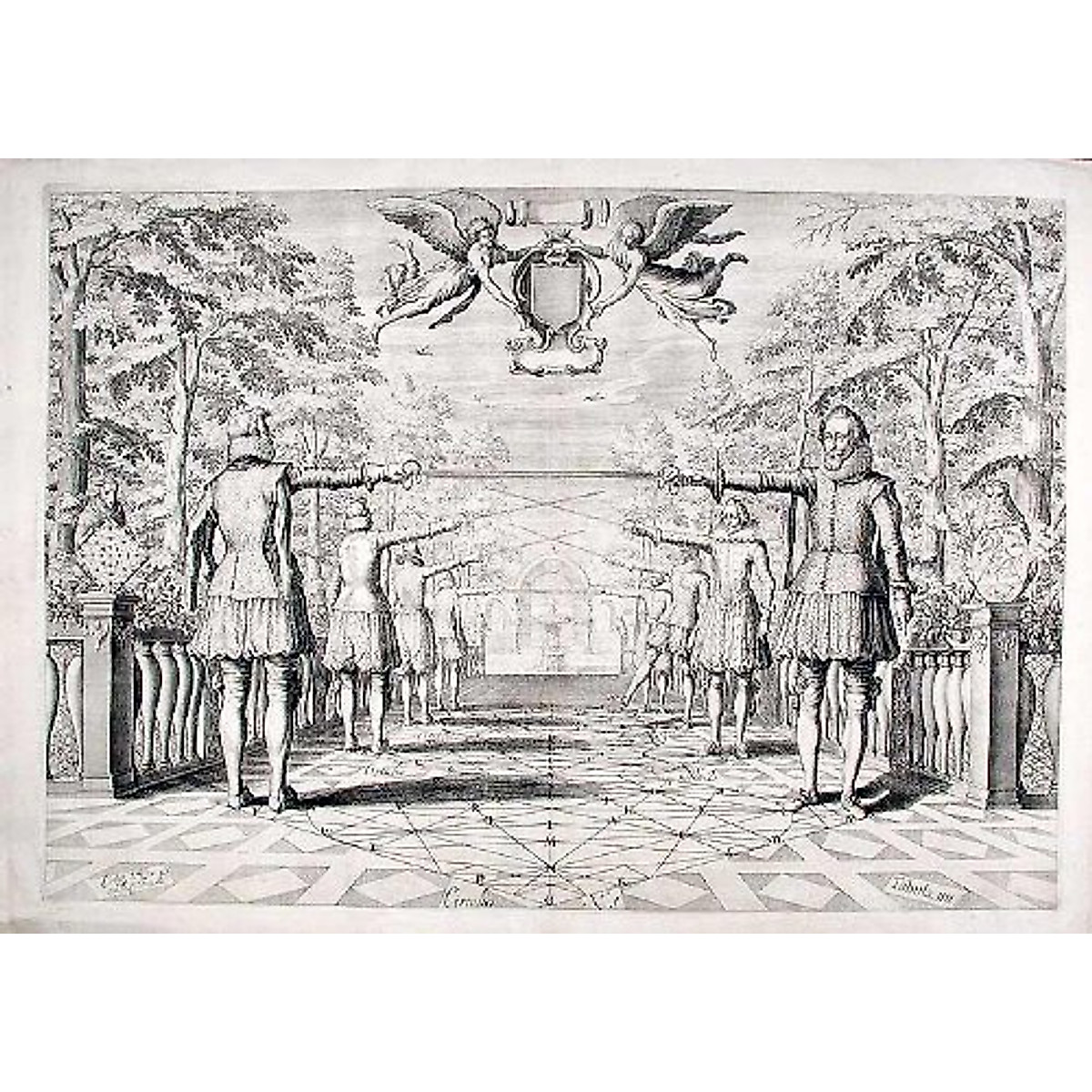 Plate from 'Academie de l'Espee' Tab. IIII