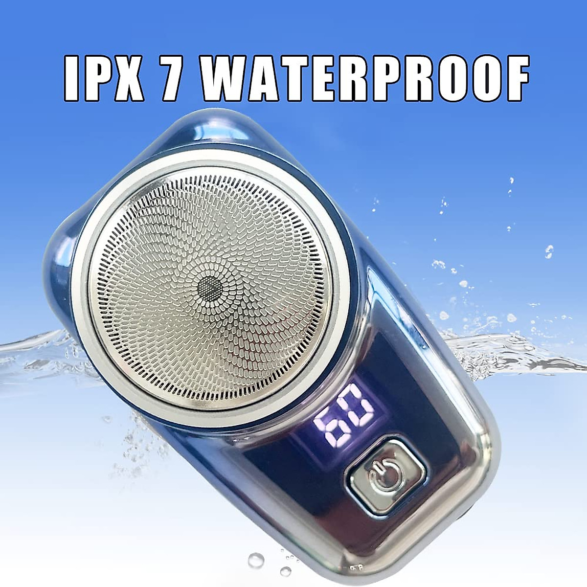 Mini Shaver Portable Electric Shaver,Electric Razor for Men,Mini-Shave Pocket Portable Shavers,USB Rechargeable Waterproof Shaver Wet and Dry Use Suitable for Home,Car,Travel Gift for Father Husband