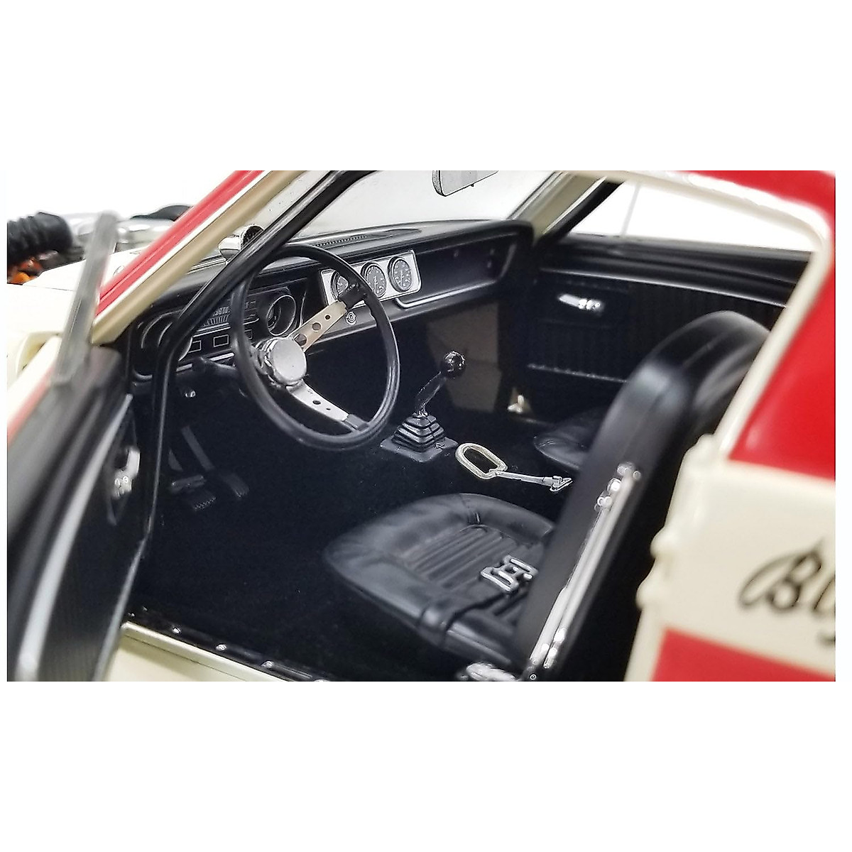 1965 A/FX Red and Cream Holman Moody Limited Edition to 636 Pieces Worldwide 1/18 Diecast Model Car by Acme A1801855