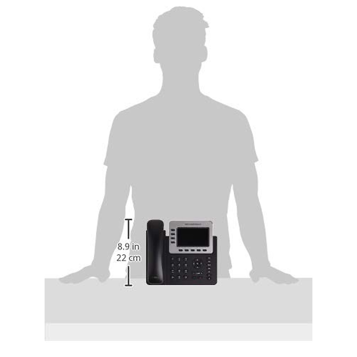 Grandstream Enterprise IP Phone GS-GXP2140 (4.3" Color Display, POE ...