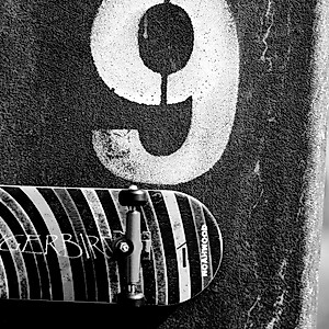 NOAHWOOD Wooden Fingerboard Complete Present Gift(Deck,Truck,Wheel) (Happy Birthday)