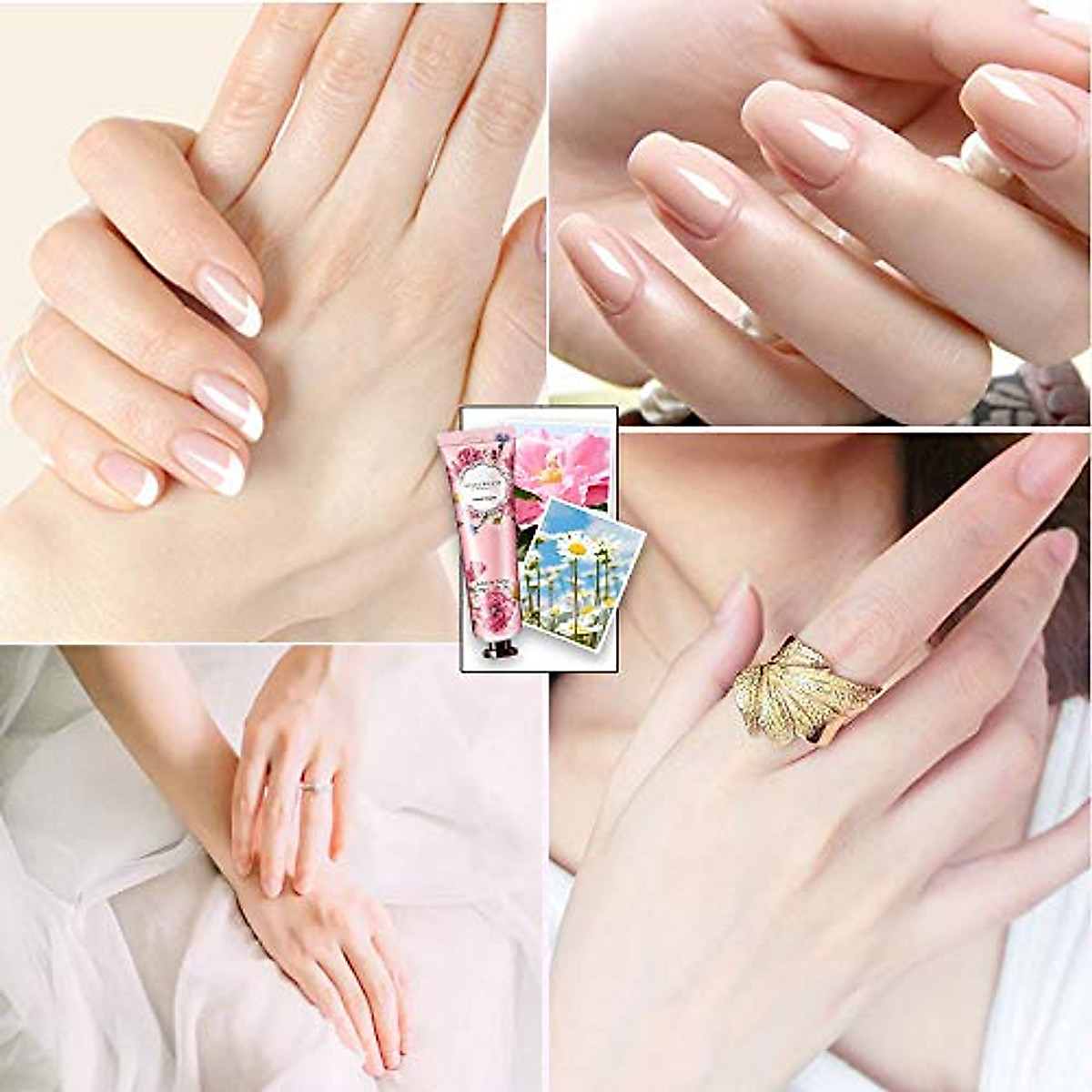 ALINICE Hand Cream Hand Moisturizer - Plant Fragrance Hand Cream Moisturizing and Nourishing Hand Care Cream for Working Hands, Repair Anti Aging Anti Chapping,10Pcs