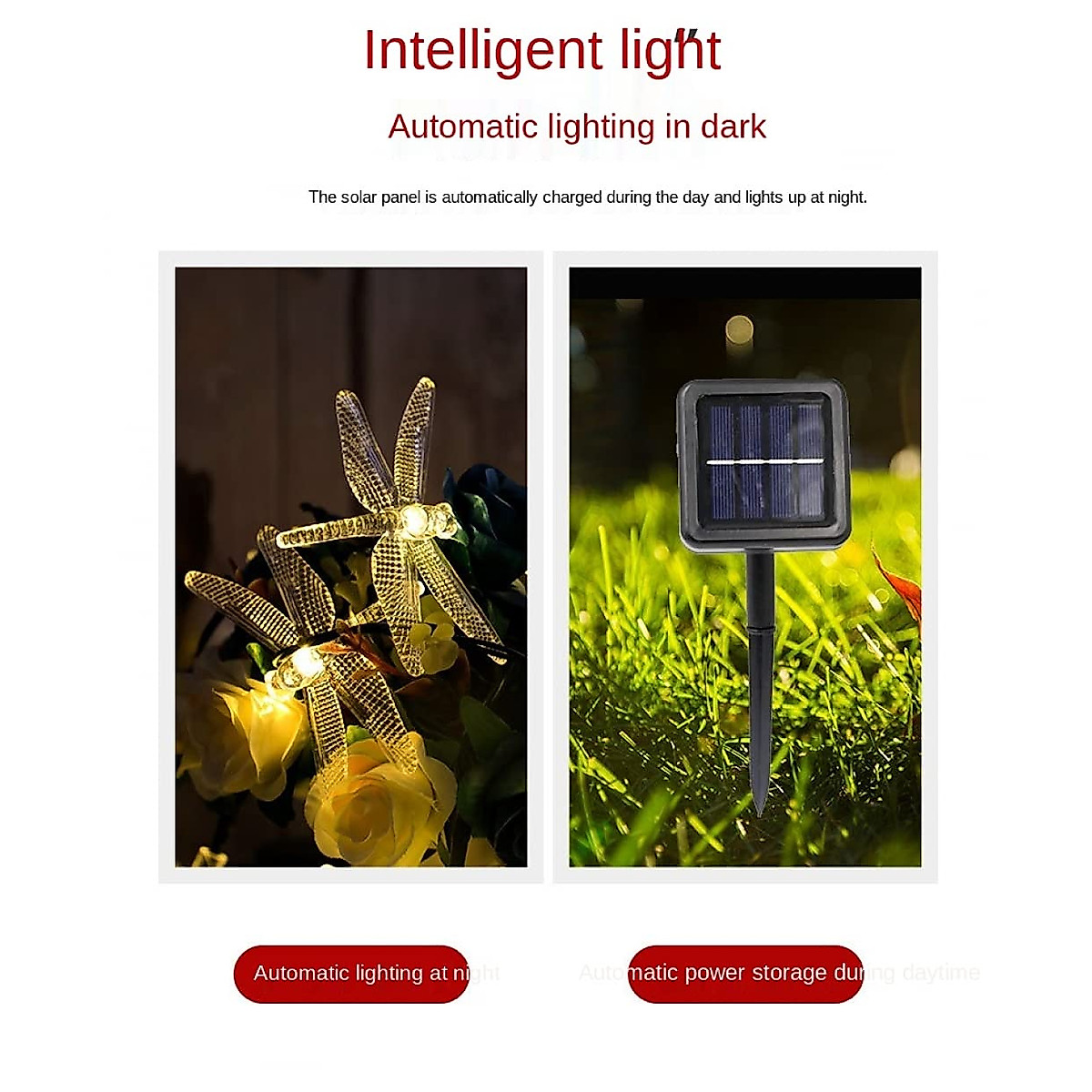 little sapling Led Solar String Lights Outdoor String Lights Garden Crystal Ball Decorative Lights Waterproof Indoor Fairy Lights for Home Garden Patio Party Yard Christmas