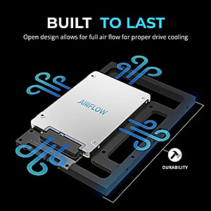 SABRENT 2.5” SSD & SATA Hard Drive to Desktop 3.5” SATA Bay Converter Mounting Kit (BK-PCBS)