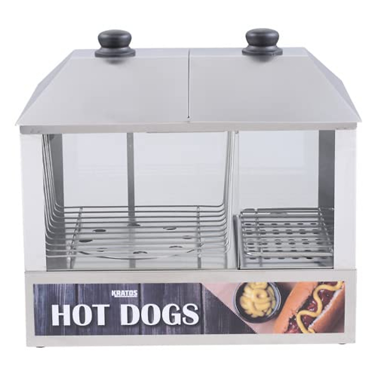 Kratos 29M-010 - Hot Dog and Bun Steamer - Holds up to 100 Hot Dogs and 48 Buns