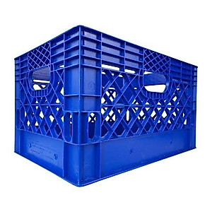 Rectangular Milk Crates In Any Color you Want Full Pallet of 96 Crates 24qt Size