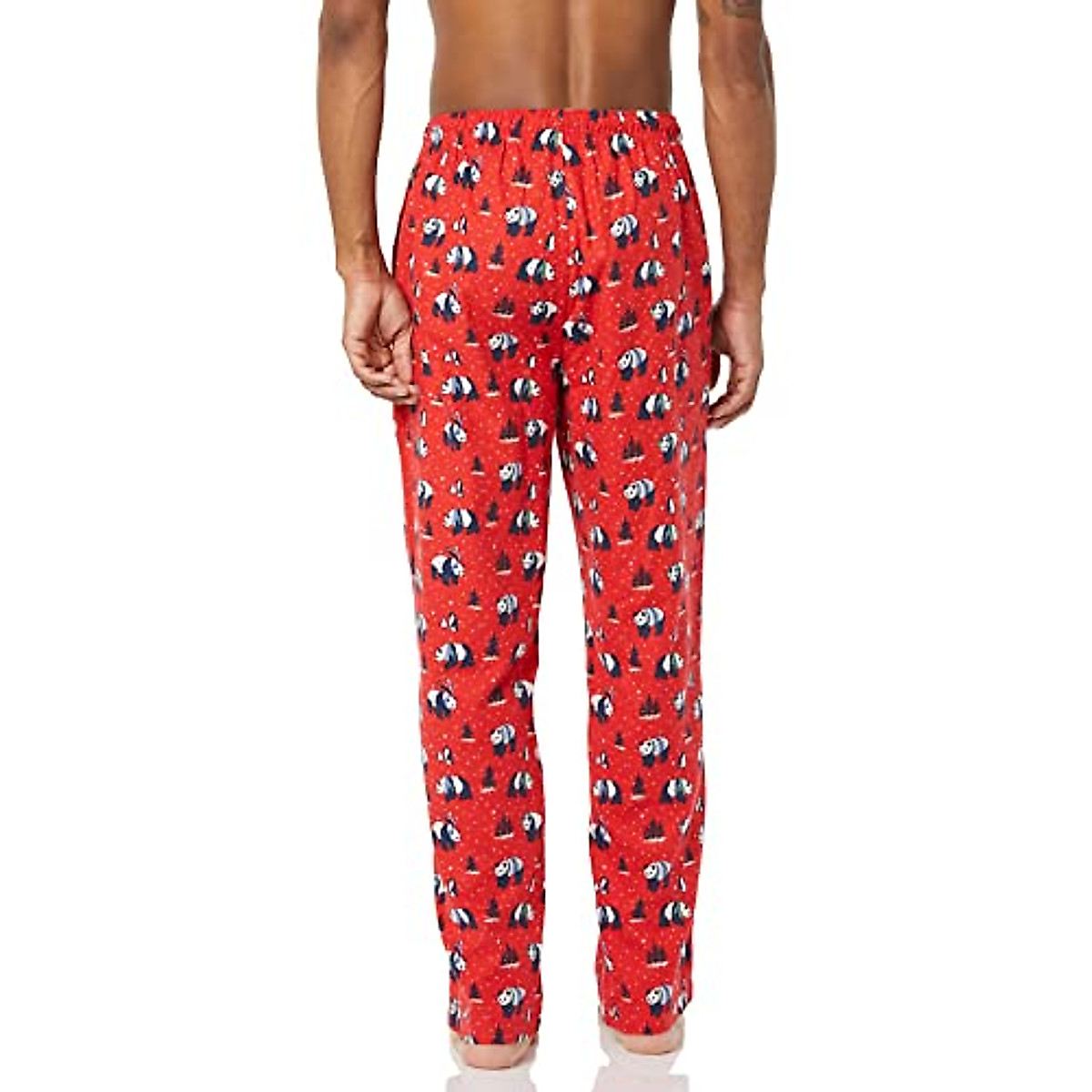 Amazon Essentials Men's Flannel Pajama Pant - Discontinued Colors, Red Panda, X-Large