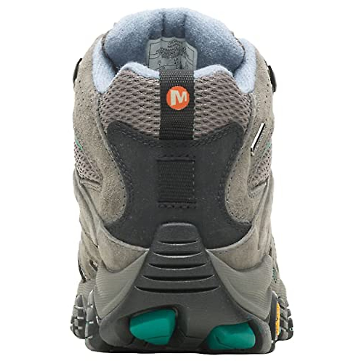 Merrell Women's J035850 Moab 3 MID WP Waterproof Hiking Shoe, Granite/Marine, 7.5 M