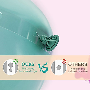 Aubeco Balloon Arch Strip Kit, Decorating Strip Kit for Arch Garland, 131.2 Feet Balloon Tape Strips with 400 Balloon Glue Point Dots Stickers for Party Wedding Birthday Baby Shower (Upgraded Version)