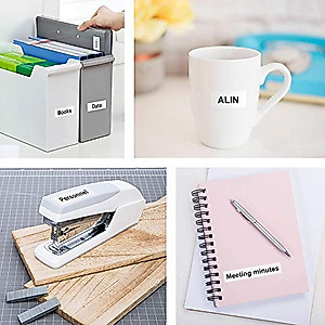 HOCALORT Label Tape Compatible with Brother Ptouch Label Maker Refills Tze241, Tz Tape 18mm Black on White Replacement for Brother P Touch Labeler Tape Use for Brother PT-D400AD PT-D600, 3-Pack