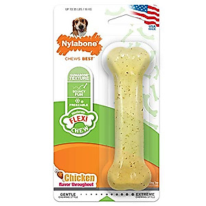 Nylabone Flex Moderate Chew Dog Toy Chicken Medium/Wolf (1 Count)