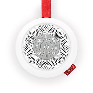 Zazu Suzy The Baby Shusher - Toddler Sleep Aid & Baby Soother | 7 Soothing Melodies Including Heartbeat and White Noise | On-The-Go Sound Machine with Cry Sensor | Variable Volume | Auto Off