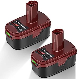 JYJZPB 2 Packs 6.5Ah Lithium Battery for Craftsman 19.2 Volt Battery DieHard C3 Battery XCP 315.115410 315.11485 130279005 1323903 120235021 11375 11376 315. PP2011 Cordless Battery
