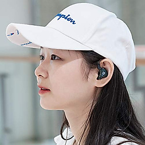 YINYOO KBEAR KS2 Earphones Stereo Bass in Ear Headphone, HiFi Over Ear Earbud in Ear for Drummers Noise Cancelling 1BA 1DD Hybrid IEM with Removable Cable for Running Walking (with mic, KS2 Black)