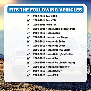 HVAC Blower Motor Resistor AC Blower Control Module - Compatible with Honda Accord, Civic, CR-V, ELEMENT, Odyssey, Pilot, Acura RDX, TSX - Replaces# 79330-S5A-942, 79330-SNA-A01, 79330-SDA-A01