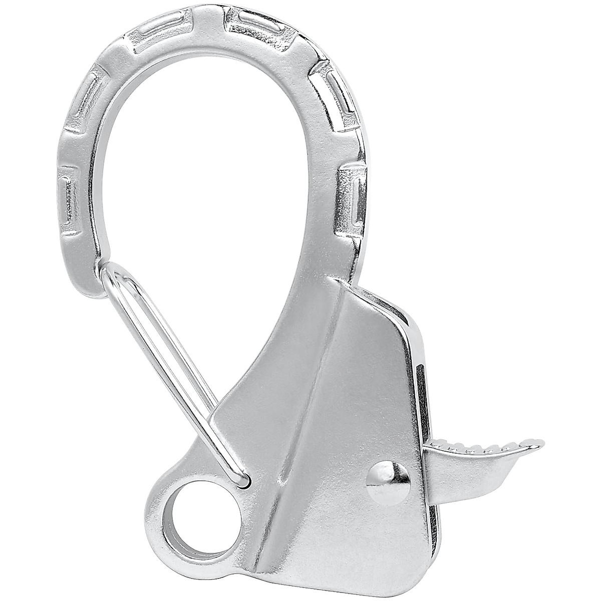 JYINCPED Stainless Steel Boat Fender Clips Quick Release Clips Boat Bumper Buoy Holders for Rail, Clamp on 3/8" – 5/8" Rope for Fastening Fender Lines, Ideal for Docking