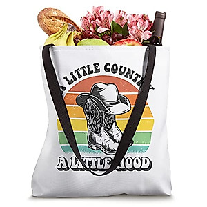 Little Country Little Hood Shirt Country Music Lover Western Tote Bag