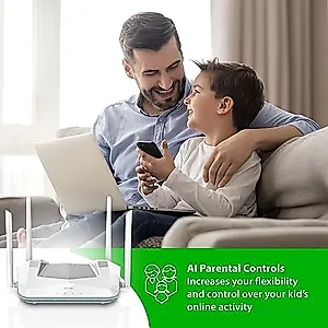 D-Link Eagle Pro Ai WiFi 6 Smart Internet Router (AX3200) - Optimized for Gaming & Streaming, Compatible with Alexa and Google, AX3200 (R32)