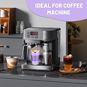 Insulated Coffee Tumblers with Flip Lid 12oz / 17oz, Stainless Steel Travel Coffee Mug Leak Proof, Vacuum Insulated Coffee Mug Thermos Cup, Keeps Cold and Hot for Coffee Tea