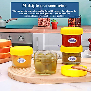 4 oz Glass Bottle with Lid, Mason Jars, Home Storage, Kitchen Storage, Condiments, Sauces, DIY Spice Bottle, Gift Giving,Pack of 16