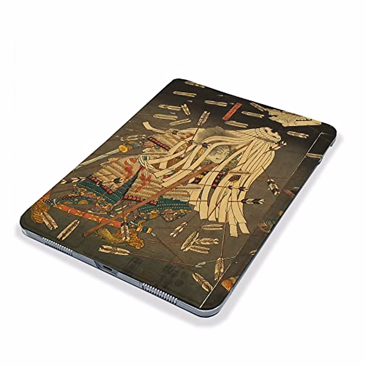 Cute Japanese Antique Samurai case Compatible with iPad Mini Air Pro 7.9 8.3 9.7 10.2 10.9 11 12.9 inch Pattern Cover New 2022 2021 Trifold Stand 3 4 5 6 7 8 9 Generation 71 (9.7" 5/6 gen)