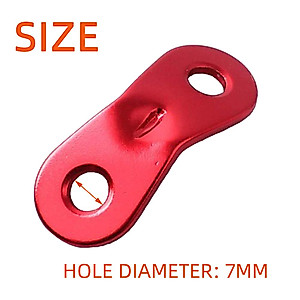 Kitmate Aluminum Alloy Guyline Cord Adjuster,20 Pieces Tent Tensioners Rope Adjuster Tent Rope Adjuster Camping Accessories for Camping Tent Canopy Tabernacle Hiking Backpacking Outdoor Activity