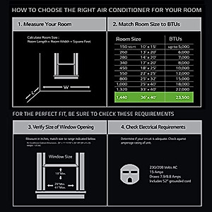 LG 24,000 BTU Window Air Conditioner