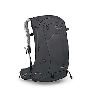 Osprey Stratos 34L Men's Hiking Backpack, Tunnel Vision Grey, One Size